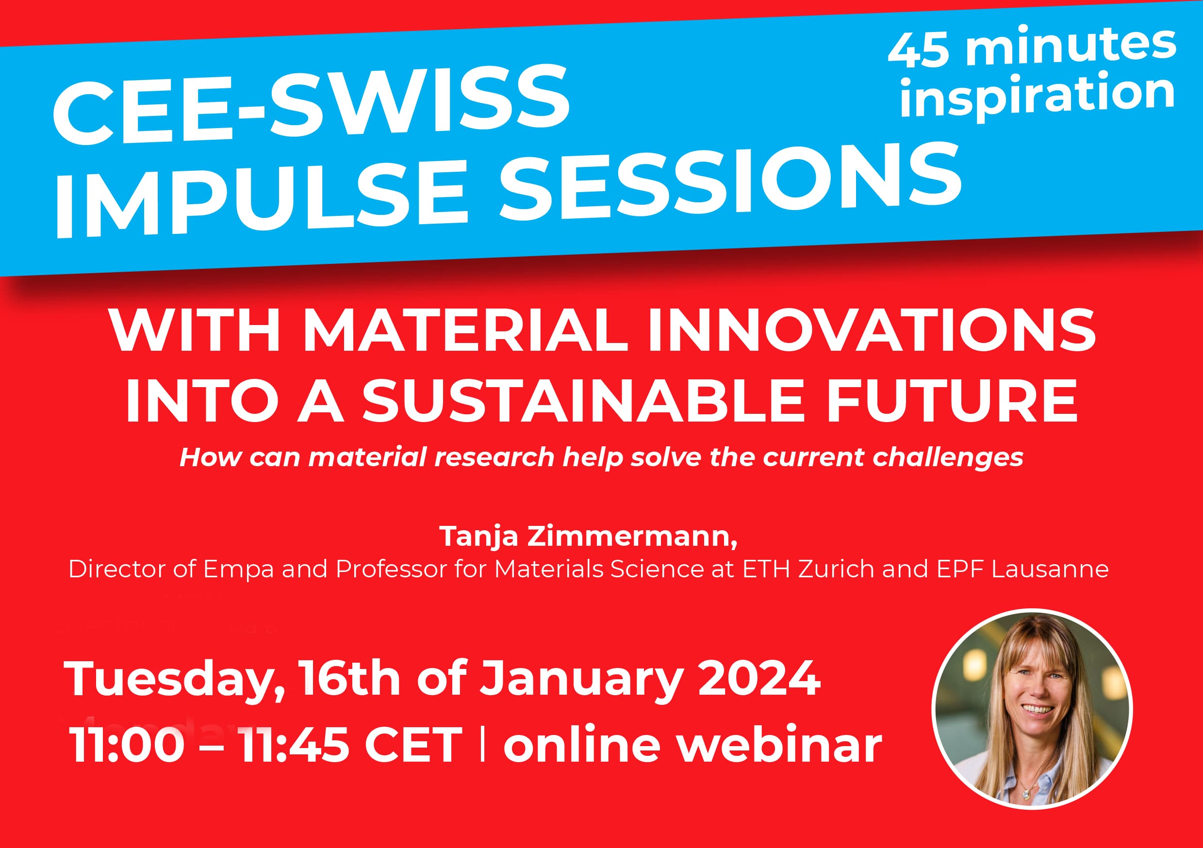 CEE-SWISS Impulse Sessions: With material innovations into a ...